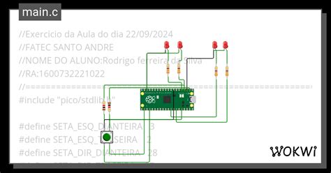 Exercicio 4 Microcontroladores Codificao Binario Copy 3 Wokwi