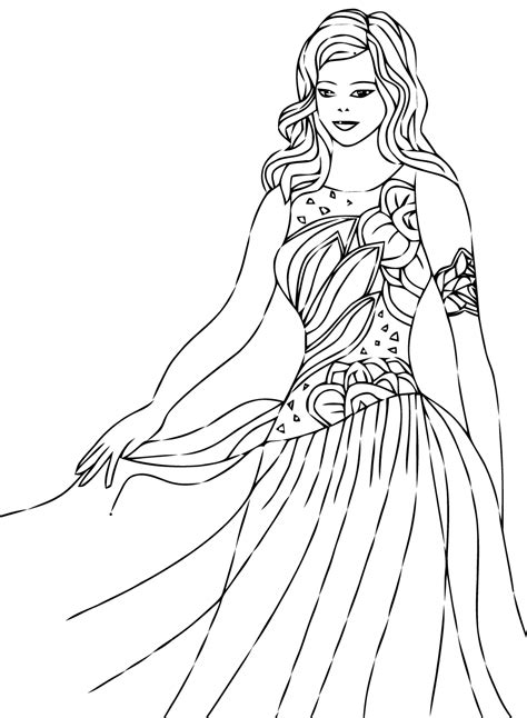 Coloriage De Princesses A Imprimer