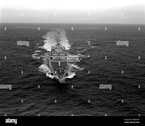 Aerial Bow On View Of The Virginia Class Nuclear Powered Guided Missile
