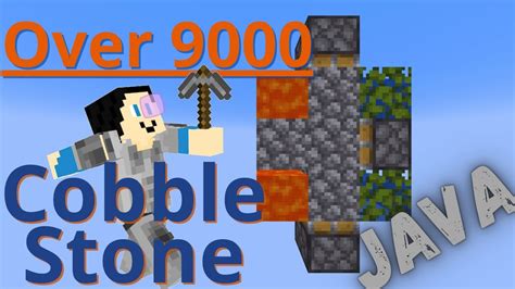 Automatic Cobblestone Farm Using Zero Tick In Minecraft Java Youtube