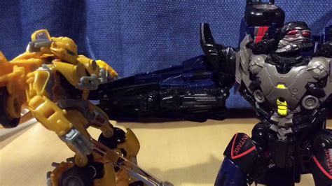Transformersbumblebeebumblebee Vs Blitzwing Stop Motion Youtube