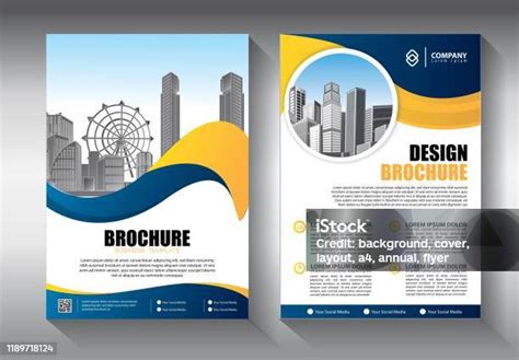 브로셔 디자인 현대적인 레이아웃 연례 보고서 포스터 화려한 삼각형a4의 전단지 기술 과학 밝은 배경의 시장을 위한 기하학적 모양 0명에 대한 스톡 벡터 아트 및 기타 이미지