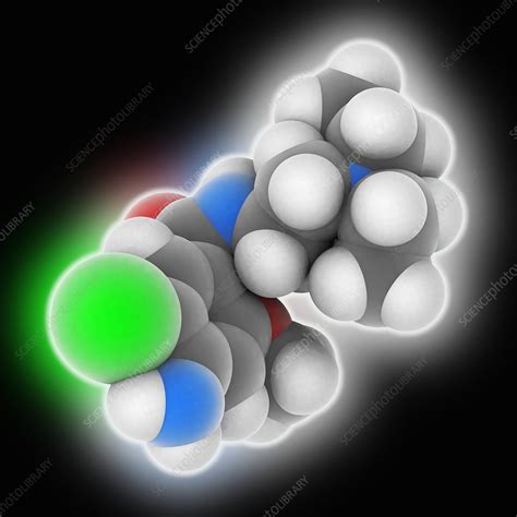 Metoclopramide Drug Molecule Stock Image C025 9423 Science Photo Library