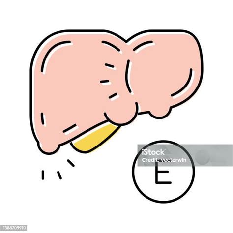 유형 E 형 간염 색상 아이콘 벡터 일러스트 간염에 대한 스톡 벡터 아트 및 기타 이미지 간염 건강관리와 의술 경화증