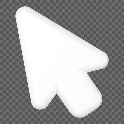 download premium png of 3d arrow png cursor clipart ui indicator