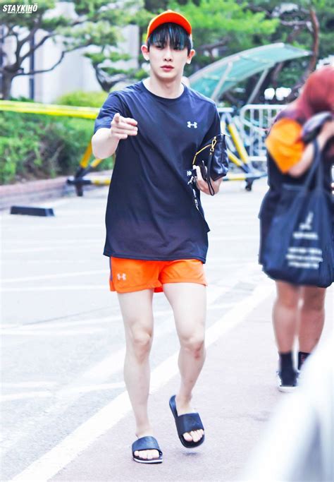Monsta X Wonho Spotted Wearing Booty Shorts Koreaboo