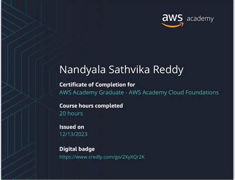 sathvika reddy on linkedin awscertified aws awscloud