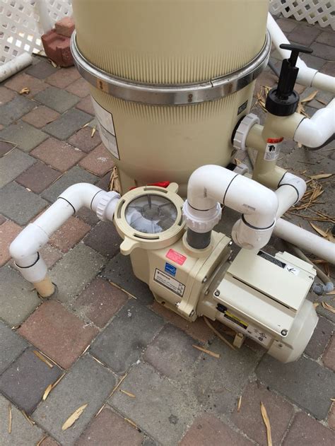 After New Energy Efficient Variable Speed Pump Installed And