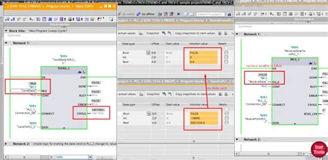 Transferring Data Across Plc Systems Tsend C And Trcv C