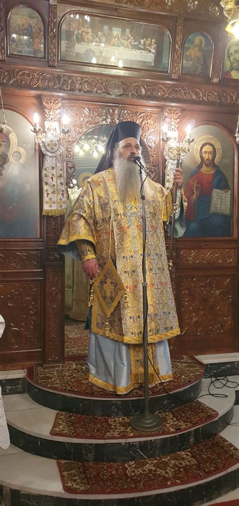 Ο Σεβ Μητροπολίτης Σταγών και Μετεώρων κ Θεόκλητος στην Κρύα Βρύση