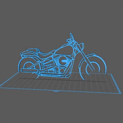 3d Printable Harley Davidson Breakout By Paul Wust