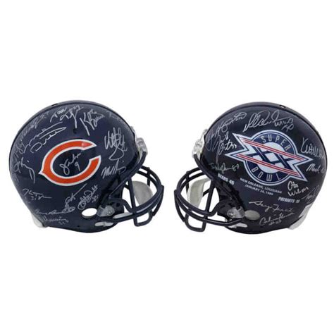 1985 Bears Team Signed Chicago Bears Super Bowl Xx Champs Logo