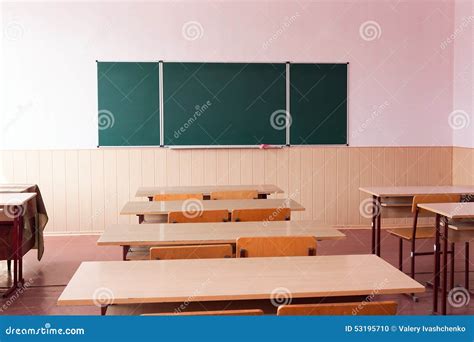 Sala De Clase Vacía Foto De Archivo Imagen De Asiento 53195710