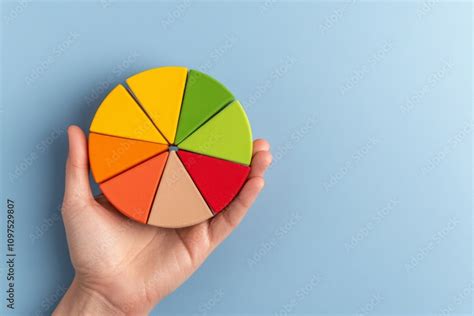 Assessment Pie Chart With Clean Simple Segments On A Neutral Background Highlighting Clarity