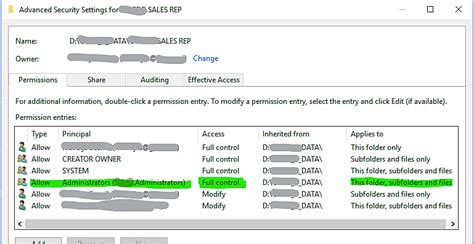 Can Ntfs Non Owner See Folder Content Data Storage Backup