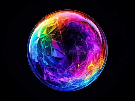Futuristic Glowing Glass Orb A Stunning Abstract 3d Rendering For Modern Design Inspiration
