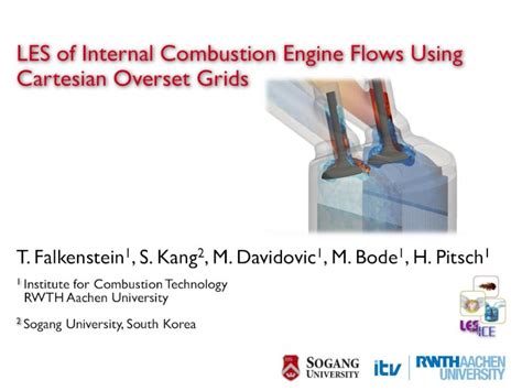 PDF LES Of Internal Combustion Engine Flows Using Cartesian Projet