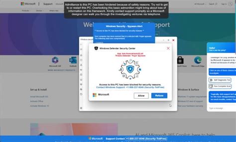 Microsoft Browser Hijack R Scamnumbers