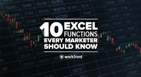 10 Excel Functions Every Marketer Should Know Adobe Workfront