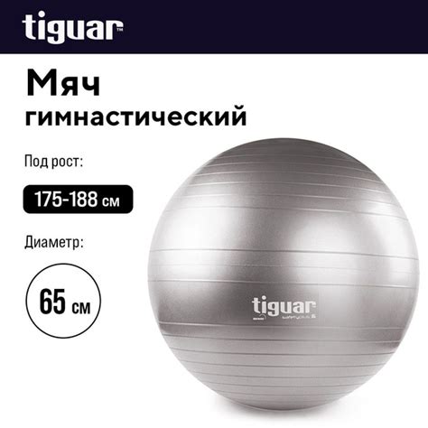 Tiguar Фитбол, 65 см - купить по выгодным ценам в интернет-магазине ...