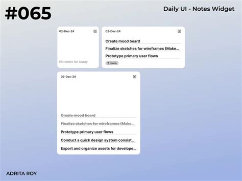 Dailyui Figma Uiux Productdesign Widget Adrita Roy
