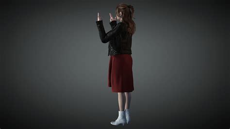 3d Model Aaa Realistic Female Character 06 Vr Ar Low Poly Rigged Cgtrader