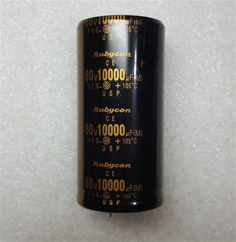 Jual ELKO 10000UF 80V Original Rubycon Grade Di Lapak Toko Electronic