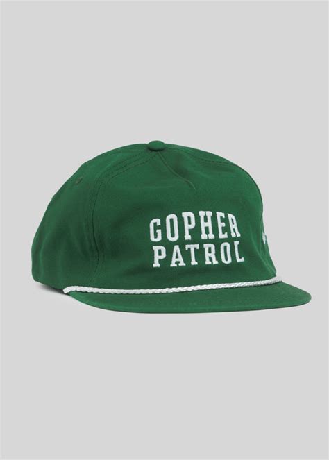 Gopher Patrol Noonan Rope Hat Green William Murray Golf