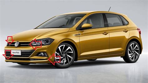 Friso Cromado Grade Vw Novo Polo 2018 Aplique Alternativo R 42 00