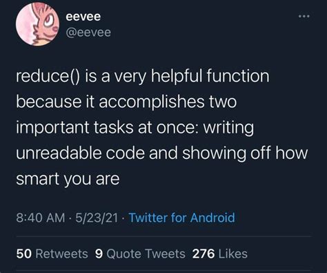 An Introduction To The Arrayreduce Method Rprogrammerhumor