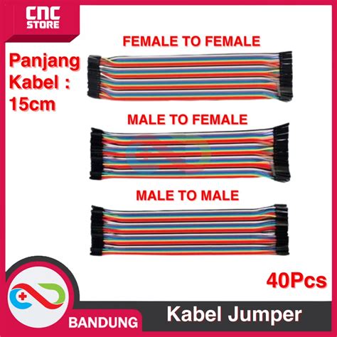 Jual Pcs Kabel Jumper Cable Cm Male To Male Female To Female Male To Female Shopee