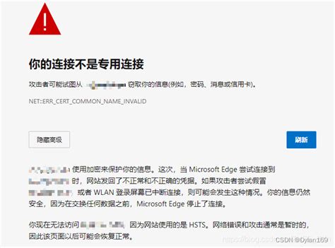 Windows下浏览器提示你的连接不是专用连接的解决方法win11你的连接不是专用连接 Csdn博客