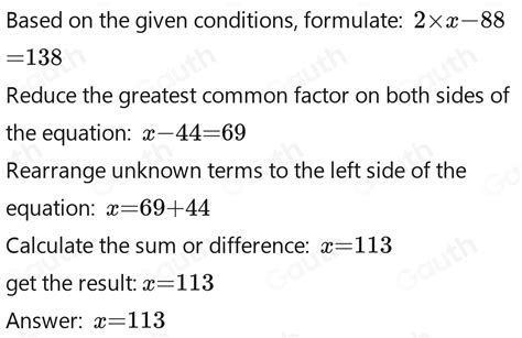 solved the sum of two numbers is 138 and their difference is 88 find