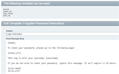 Cartthrob Forgot Password Email Notification Not Rendering Username