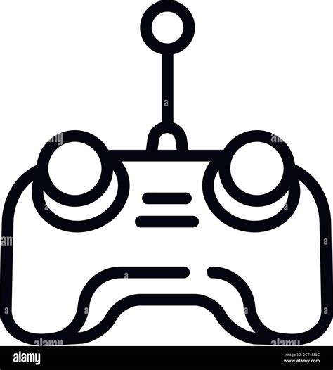 Remote Control Drone Icon Outline Remote Control Drone Vector Icon For Web Design Isolated On