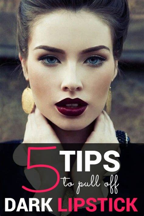 5 Tips To Pull Off Dark Lipstick This Fall Society19 Dark Lipstick