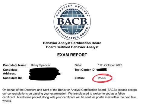 Britny Spencer Ma Bcba Lba On Linkedin I Did It I Passed My Board