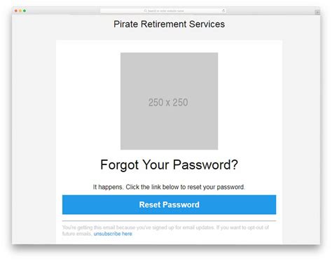 Reset Password Template