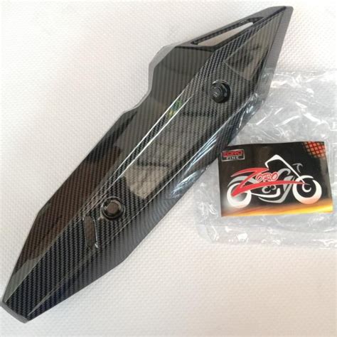 Jual Cover Tutup Knalpot Vario 150 Vario 125 Carbon Terbaru 2018 2019