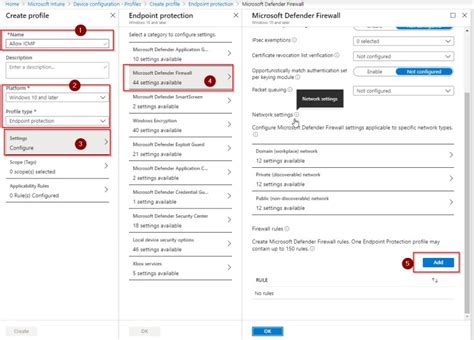 How To Allow Icmp Ping With Microsoft Defender Firewall On Intune Notbad Tech