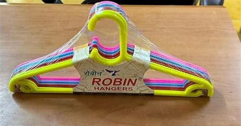 Robin Multicolor Plastic Clothes Hanger For Home At Rs 96 In Ahmedabad