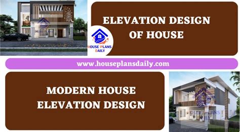 Elevation Design Of House Modern House Elevation Design House Designs And Plans Pdf Books