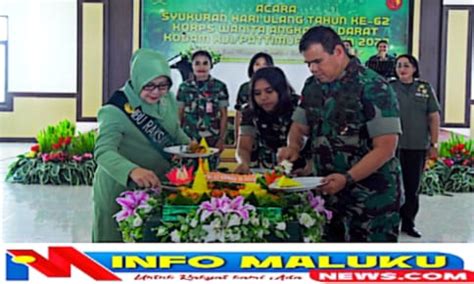 Kodam XVI Pattimura Gelar Syukuran HUT Kowad Ke 62 Info Maluku News