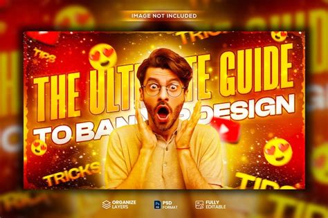 Premium PSD Modern And Trending Glow Effect Youtube Thumbnail Design