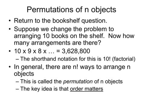 Permutation And Combination Excellant Ppt