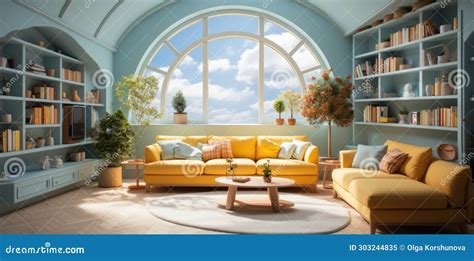 Colorful And Inviting Kindergarten Classroom Play Area Stock Image Image Of Preschool Bright