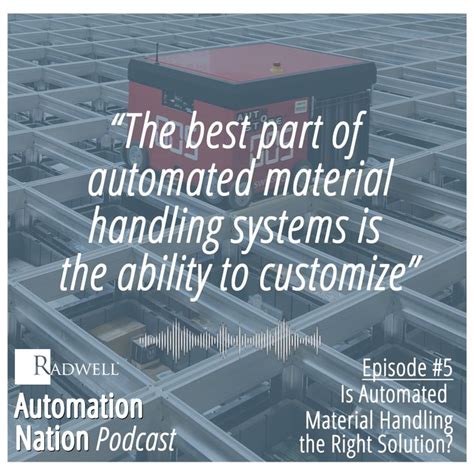 Customization In Automated Material Handling Business Podcasts Material Handling Automation