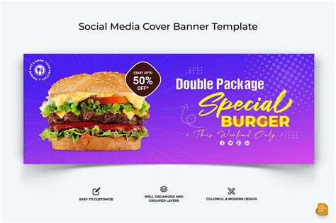 Food Restaurant Facebook Cover Banner Graphic By 3djagan Creative Fabrica