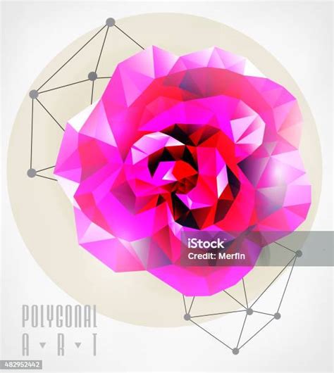 Poligonal Abstrak Ilustrasi Geometris Ilustrasi Stok Unduh Gambar