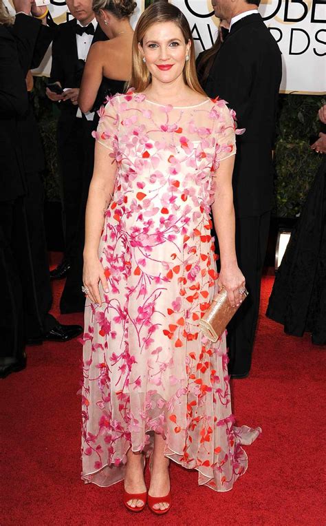 Drew Barrymore Reacts To Red Carpet Looks From The Past 20 Years